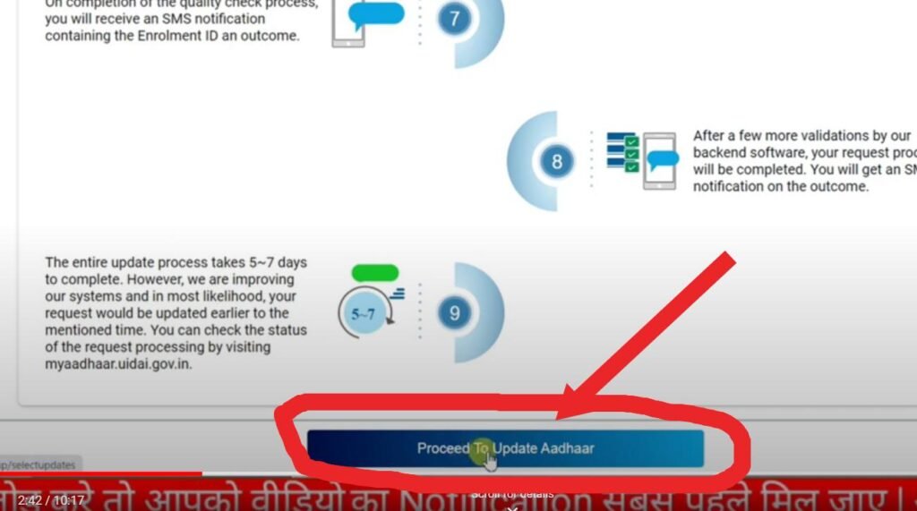 Aadhaar Card Update Online- Correction in Name, Mobile Number, DOB, Address